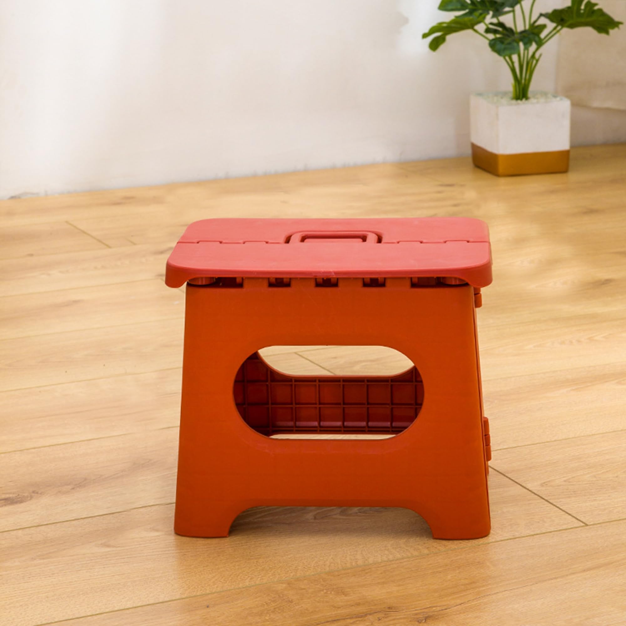 Homestic Small Folding Stool for Sitting - Plastic Foldable & Portable ...