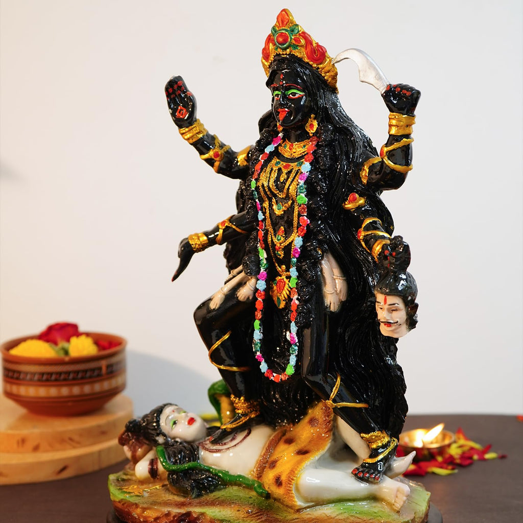 Ekhasa Aura Series Big Size Marble Dust Kaali Maa Idol (1 Feet) | Hand ...