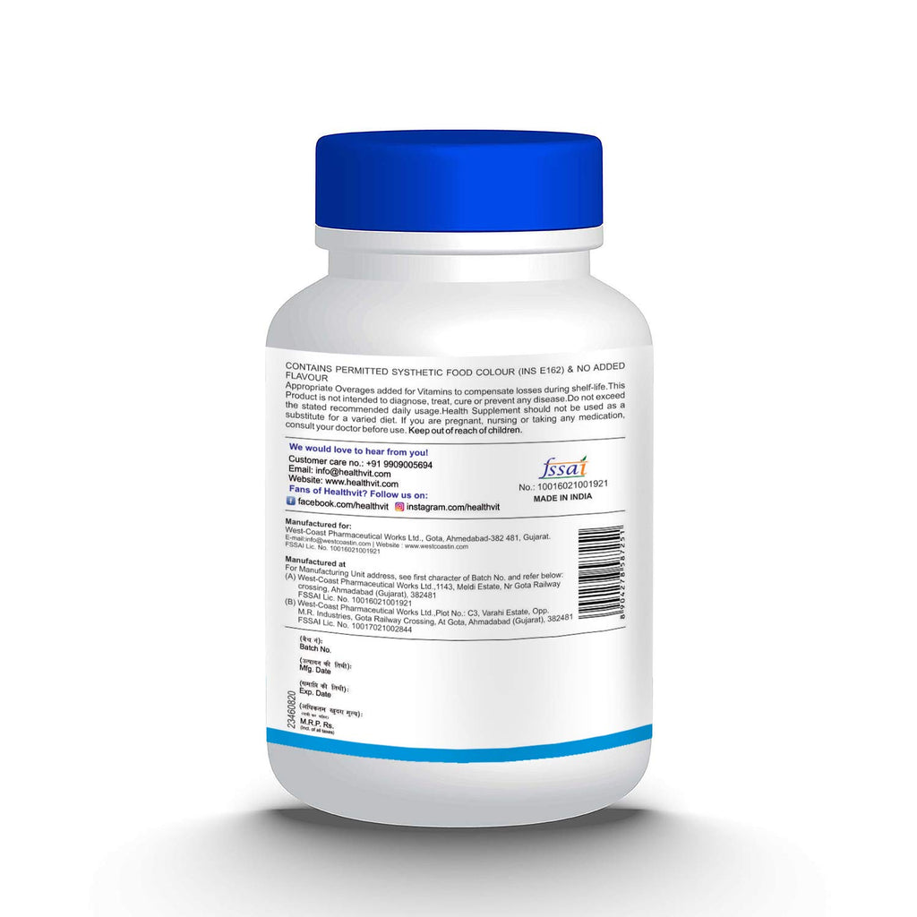 Healthvit Mulvit Multivitamins and Minerals (60 Tablets) with 31 ...