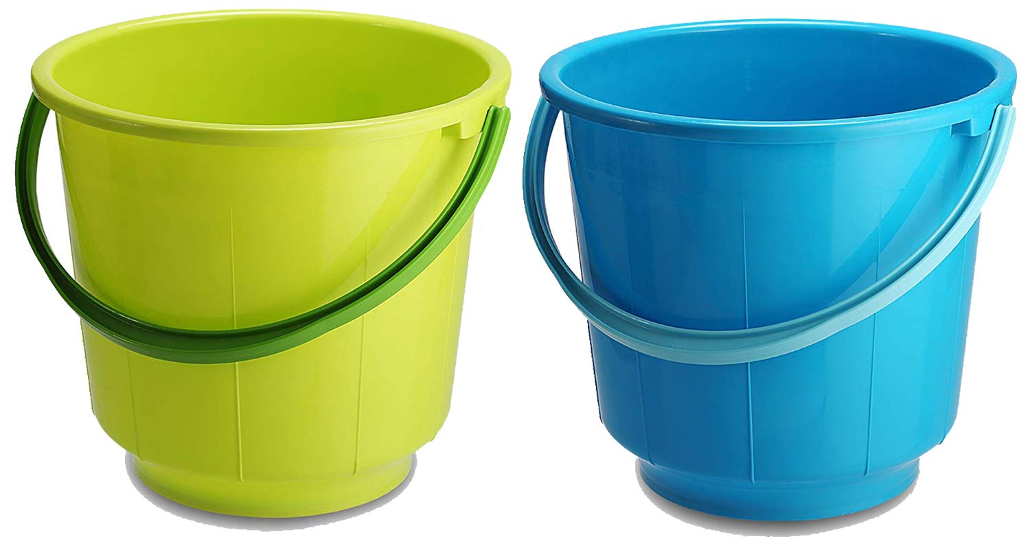 Kuber Industries Plastic Bucket Set (CTKTC22, Multicolour, 16 litres ...