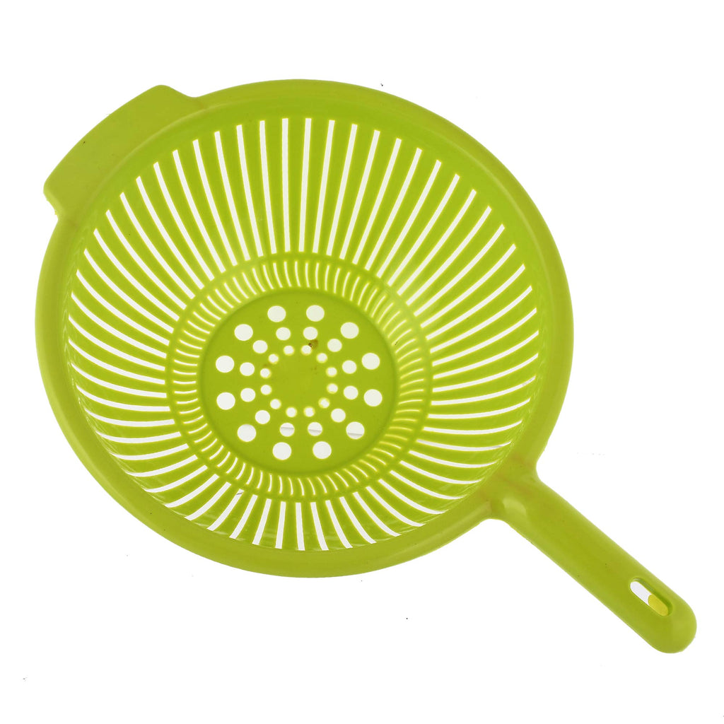 Heart Home Plastic Strainer Colander with Long Handle Use for Pasta ...