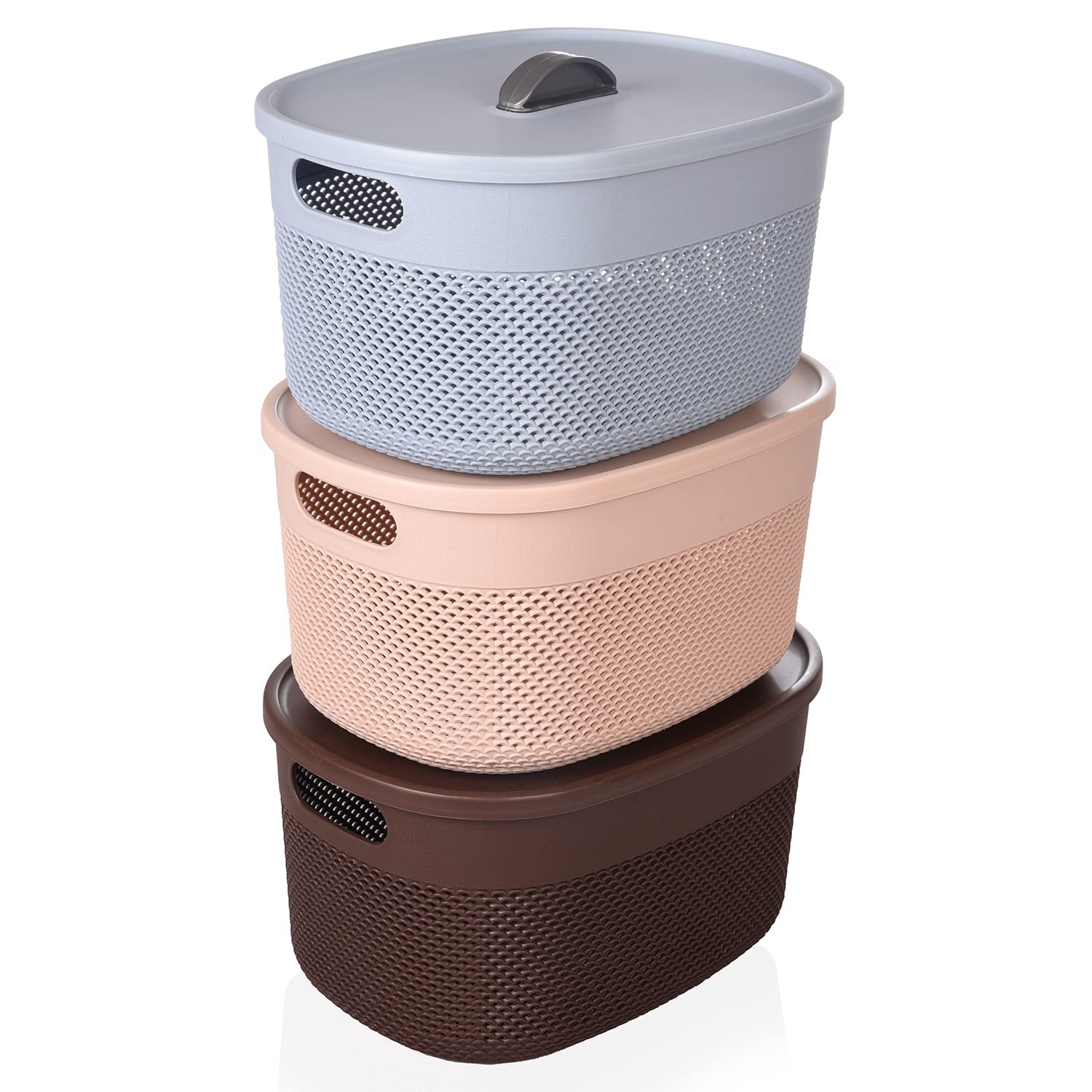 Kuber Industries Unbreakable Small Multipurpose Storage Baskets with ...