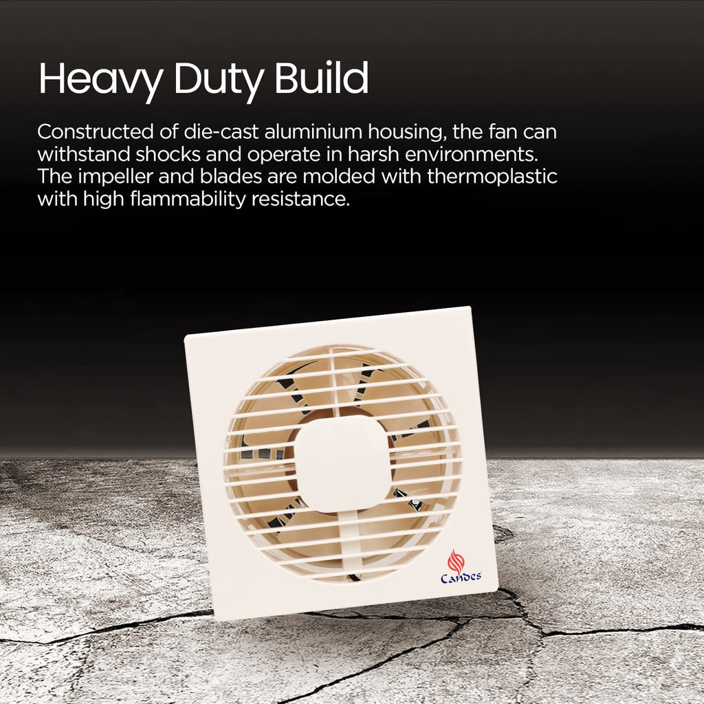 Buy Candes 6'' High Velocity Exhaust Fan | Ivory – GlobalBees Shop