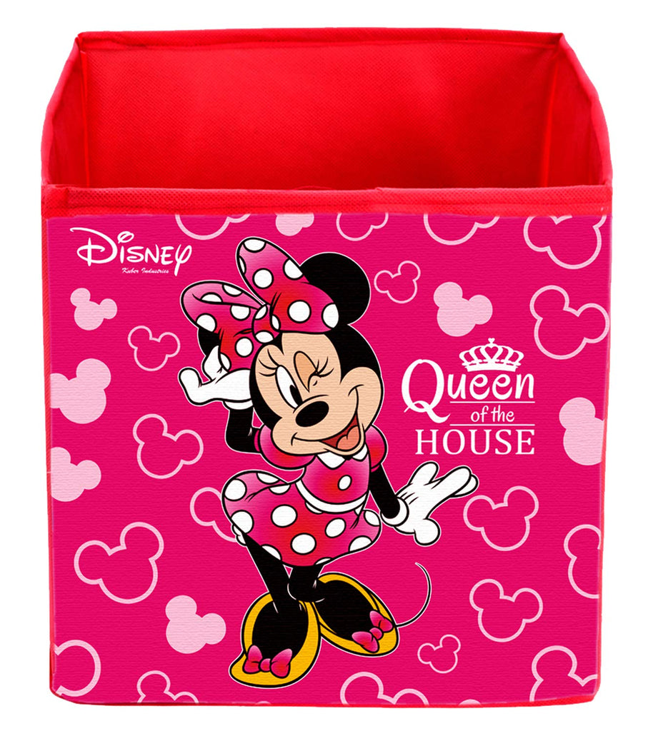 Disney Minnie Print Non Woven 2PC Foldable Storage Cube - Pink ...