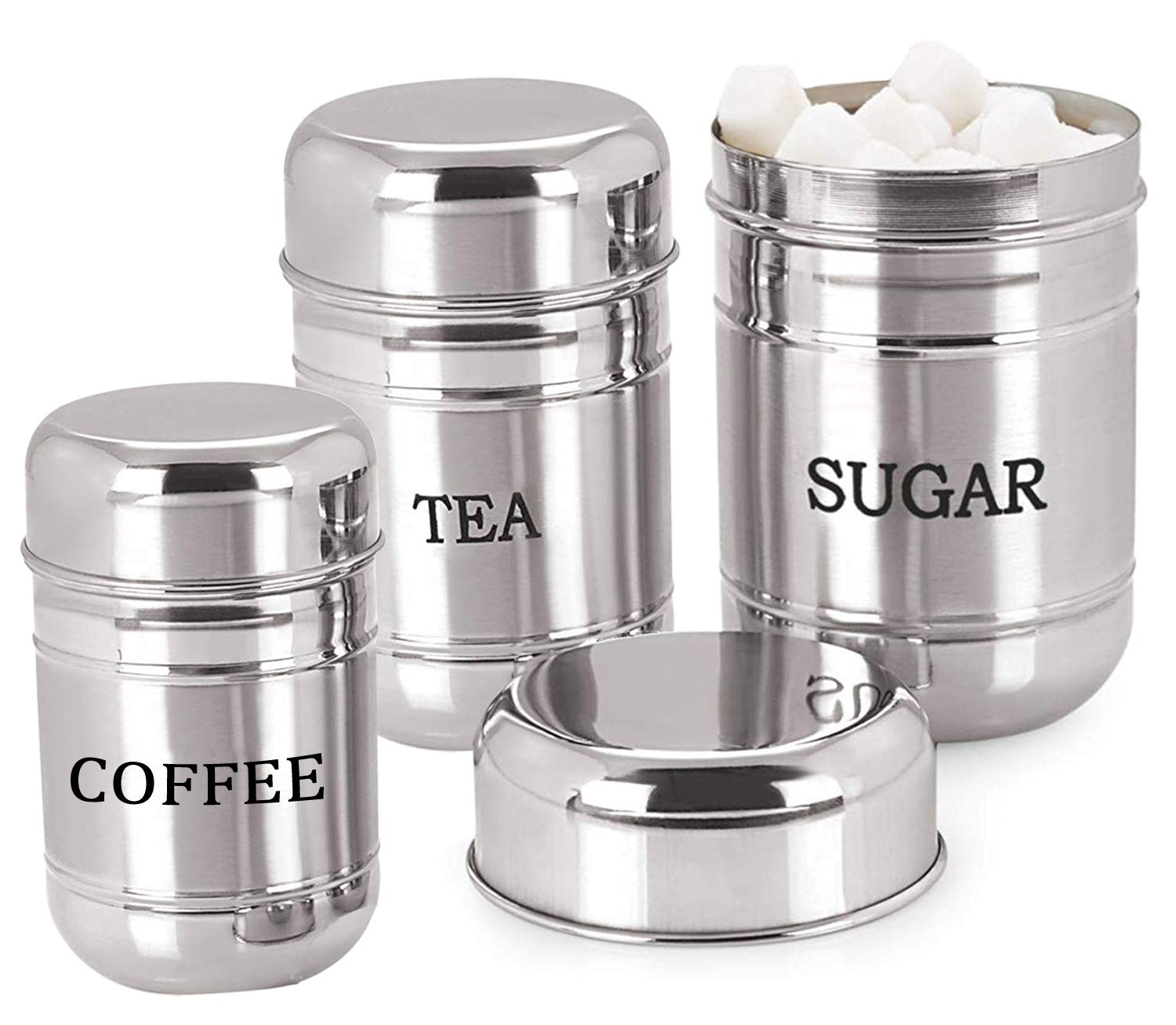 Heart Home Stainless Steel Containers - 500 Ml, 300 Ml, 200 Ml, 3 ...