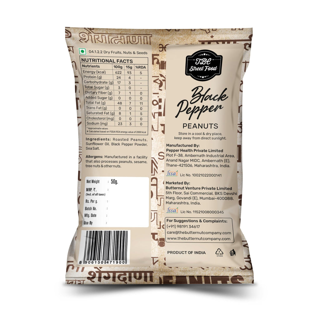 The Butternut Co. Flavored Peanuts Assorted Pack - 50g x 24 Packs ...
