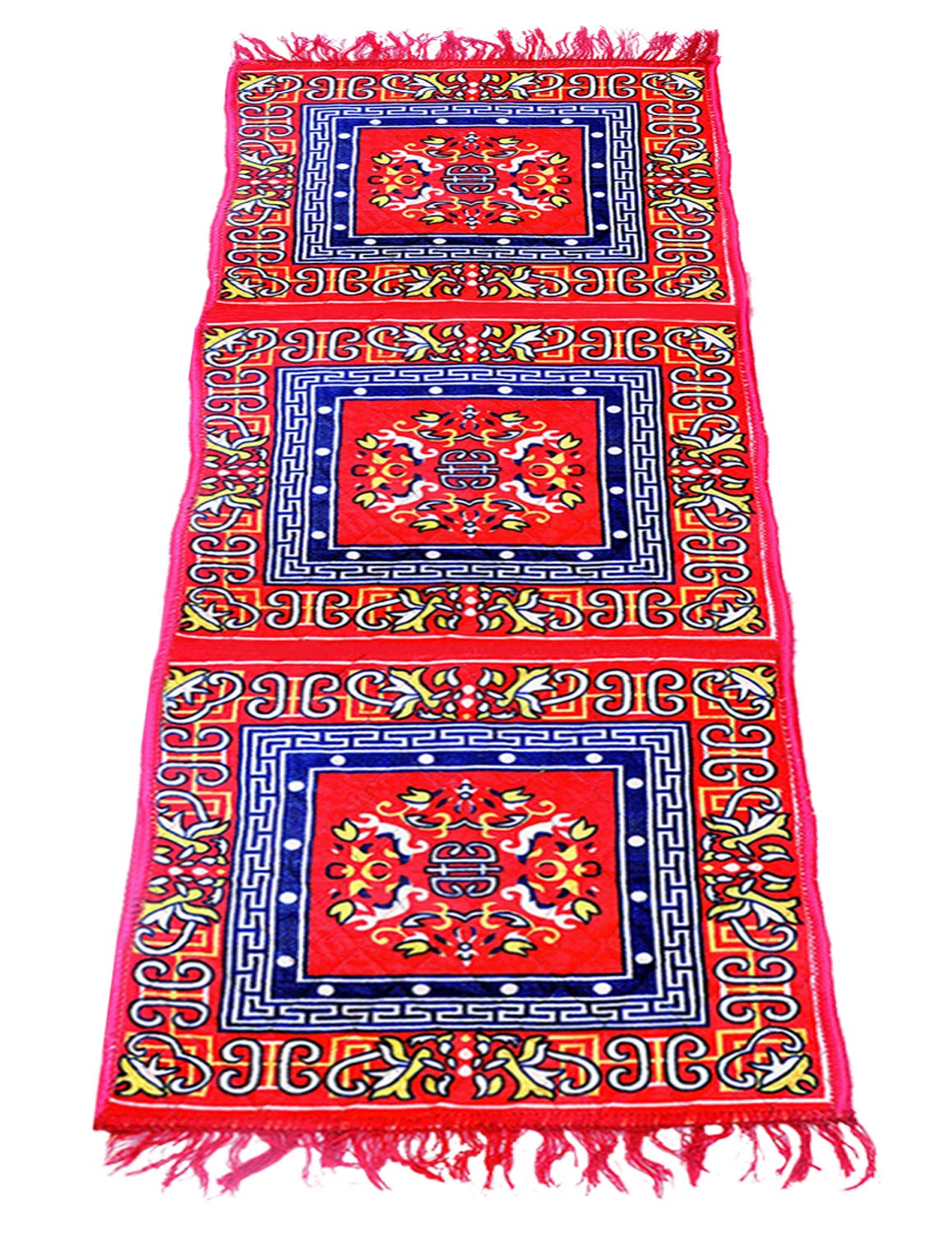 Kuber Industries Multi Purpose Velvet Bed Side Runner 6 Feet x 2 Feet ...