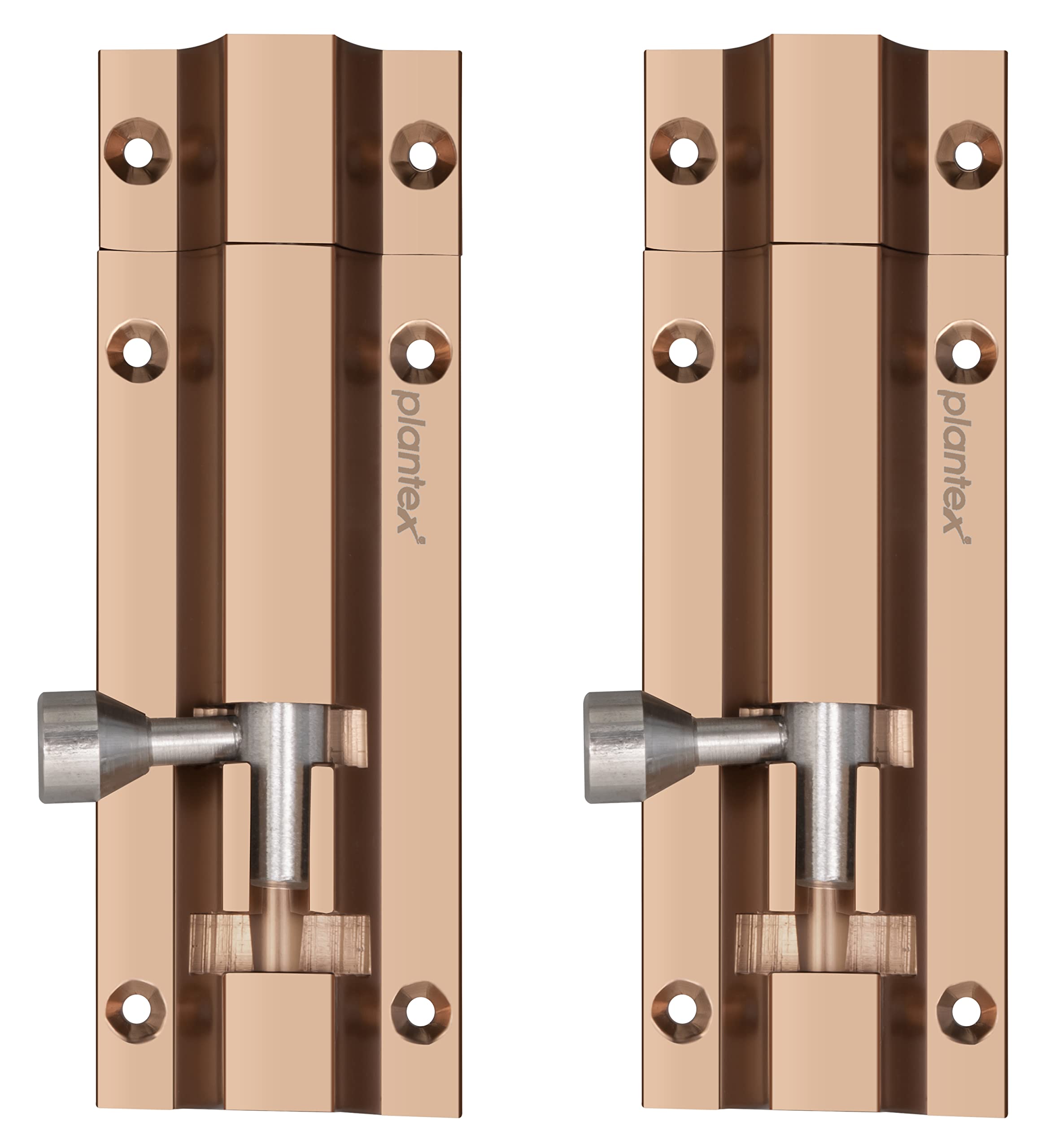 Plantex 4-inches Long Latch Lock for Door and Windows - Rose ...