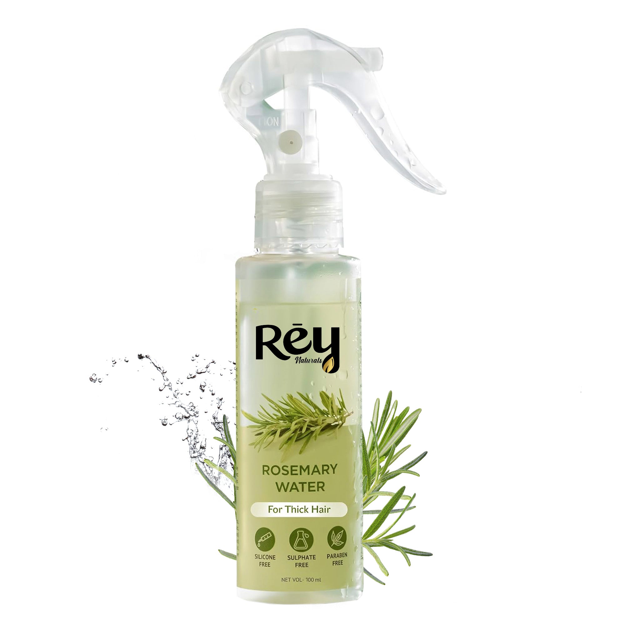 Rey Naturals Rosemary Water For Hair Growth | Rosemary Water Spray For ...