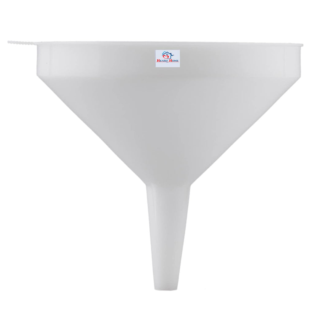Heart Home All Purpose Wide-Mouth Plastic Funnel for Quick and Clean ...