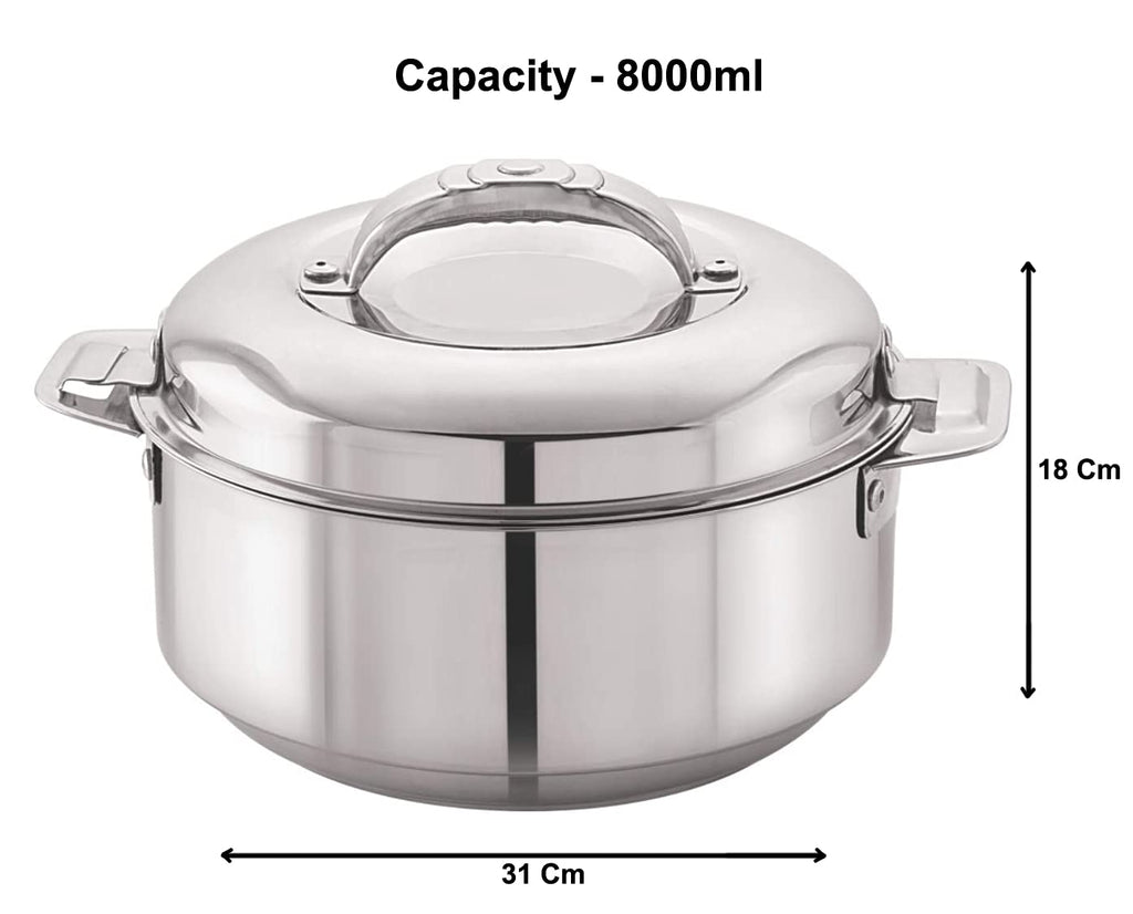Kuber Industries Stainless Steel Casserole Double Wall Insulated hot ...