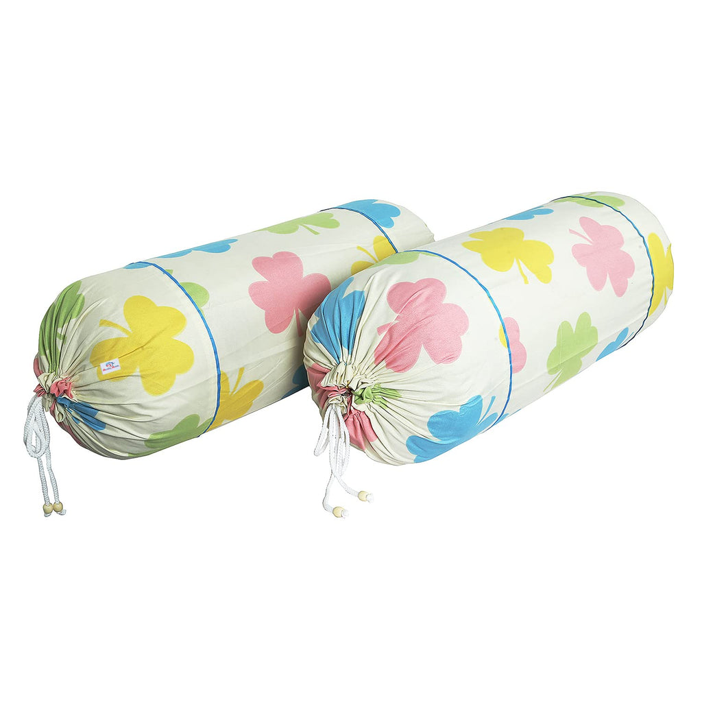 Heart Home Bolster Covers | Soft Cotton Bolster Cover Set | Diwan ...