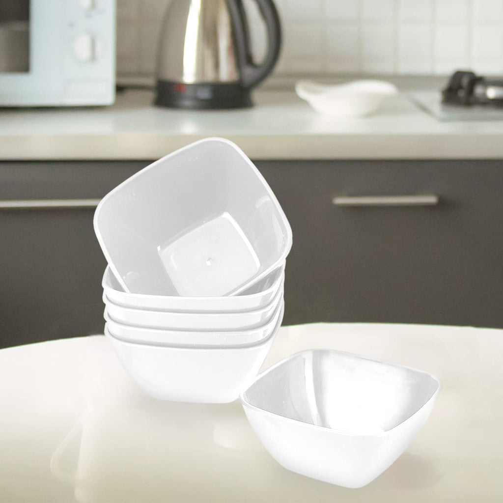 Kuber Industries Bowls|Plastic Serving Square Bowls|Katori for ...