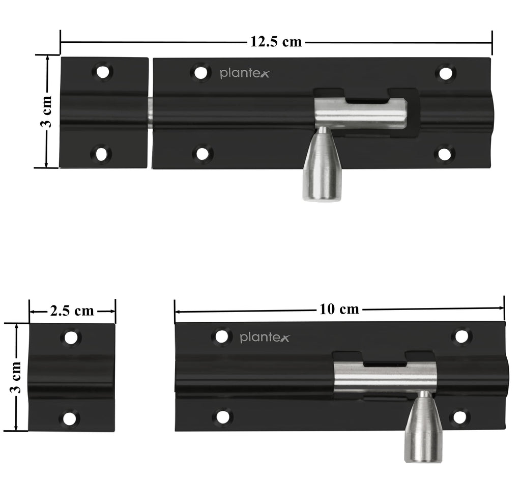 Plantex Heavy Duty 4-inch Joint-Less Tower Bolt for Wooden and PVC ...
