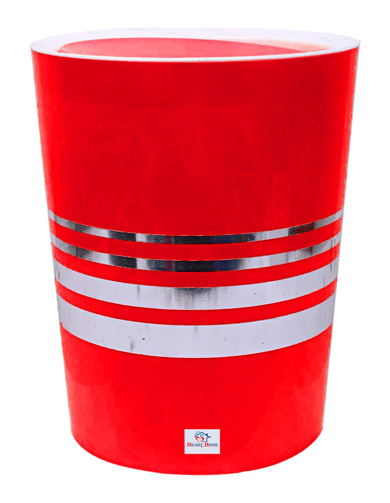 Heart Home Plastic Dustbin, Trashbin, Wastebin For Kitchen, Bathroom ...