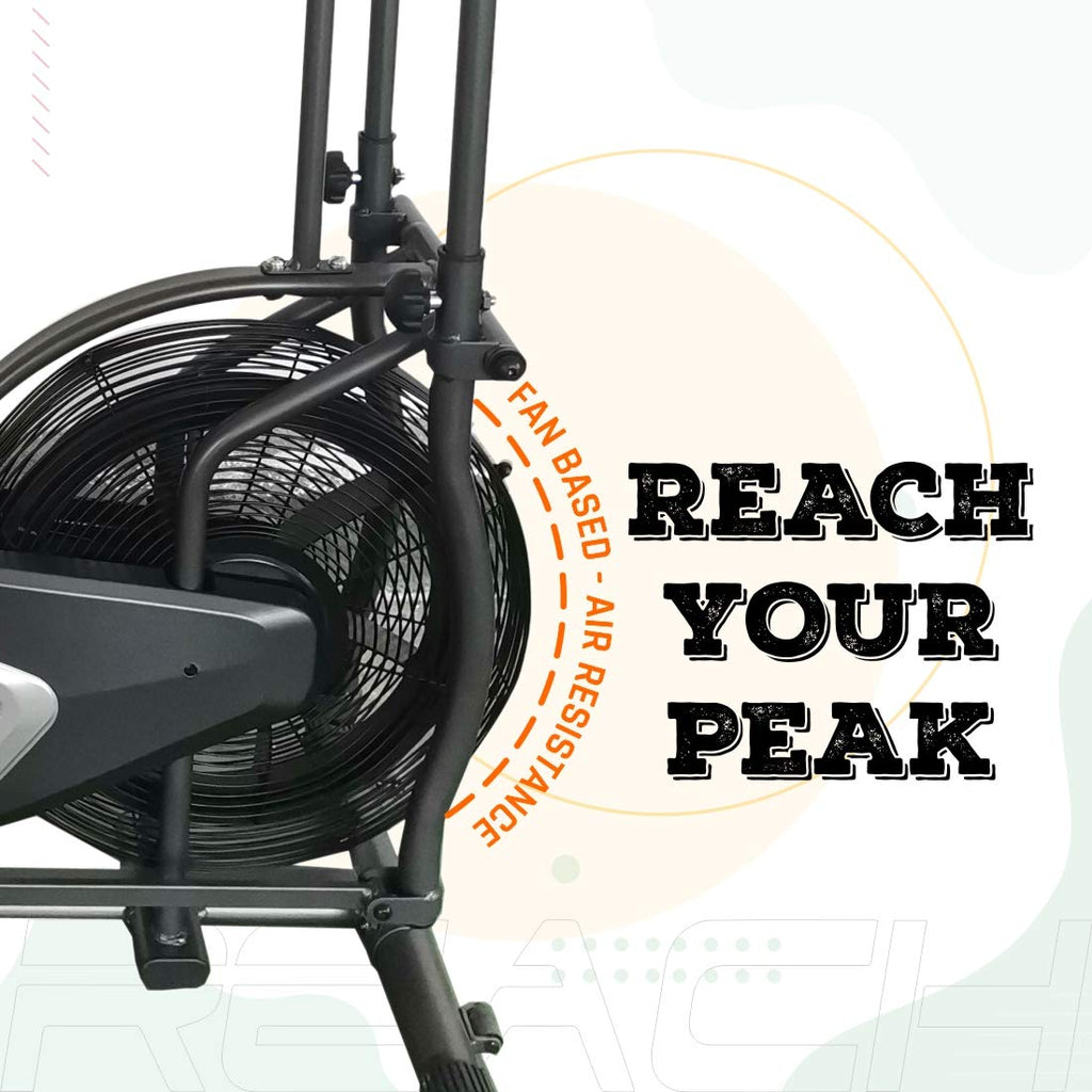 Shop Iconic Air Bike Exercise Gym Cycle | Reach at GlobalBees ...