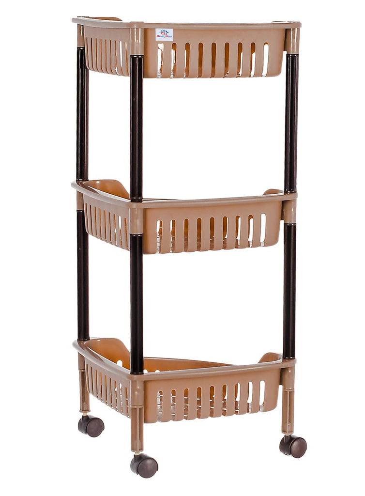 Heart Home Plastic 3-Tier Triangle Storage Rack Shelf for – GlobalBees Shop