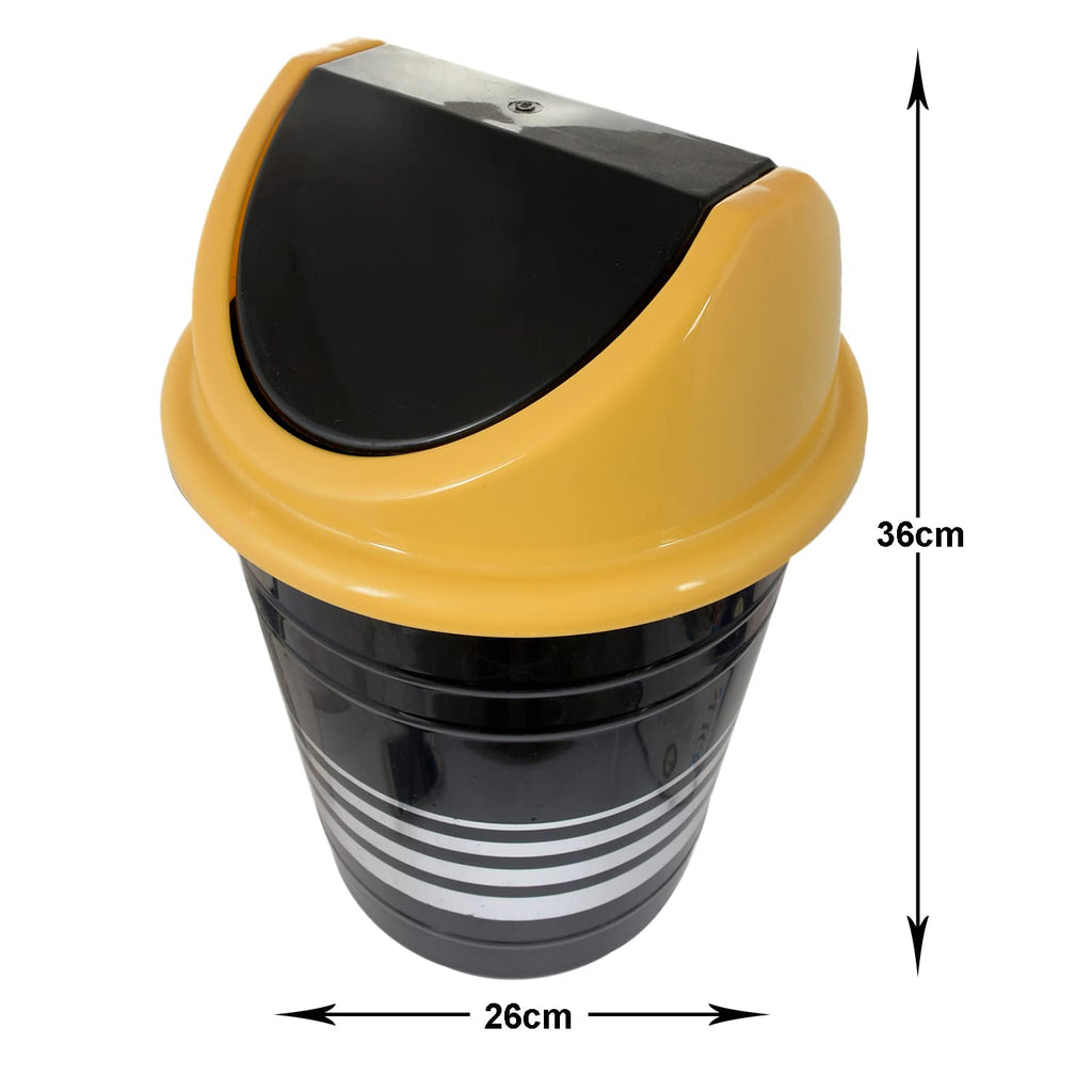 Heart Home Plastic Dustbin, Trashbin, Wastebin For Kitchen, Bathroom ...