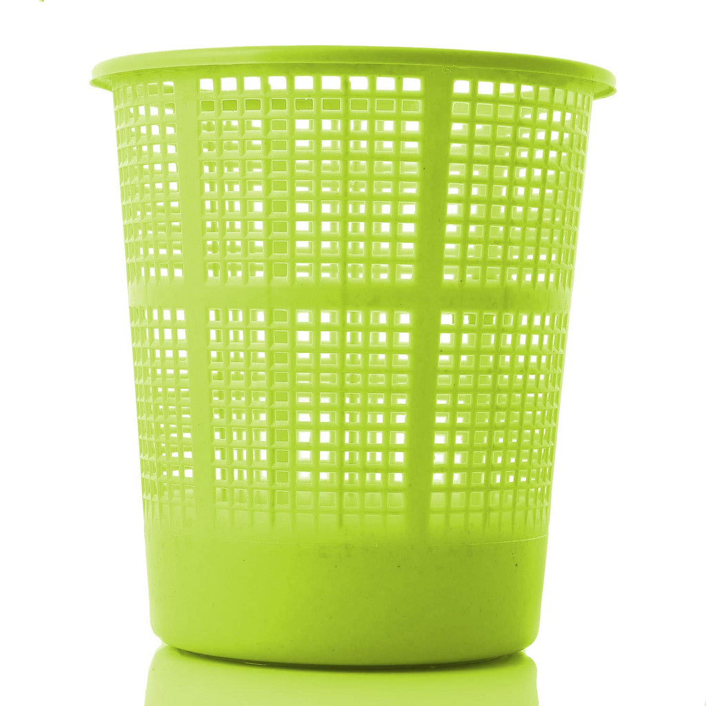 Heart Home Plastic 2 Pieces Mesh Dustbin Garbage Bin for Office use ...