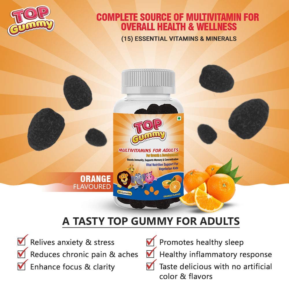 Top Gummy Vitamin D3 K2 Gummies With Mixed Fruit Flavour - 30 Gummies ...