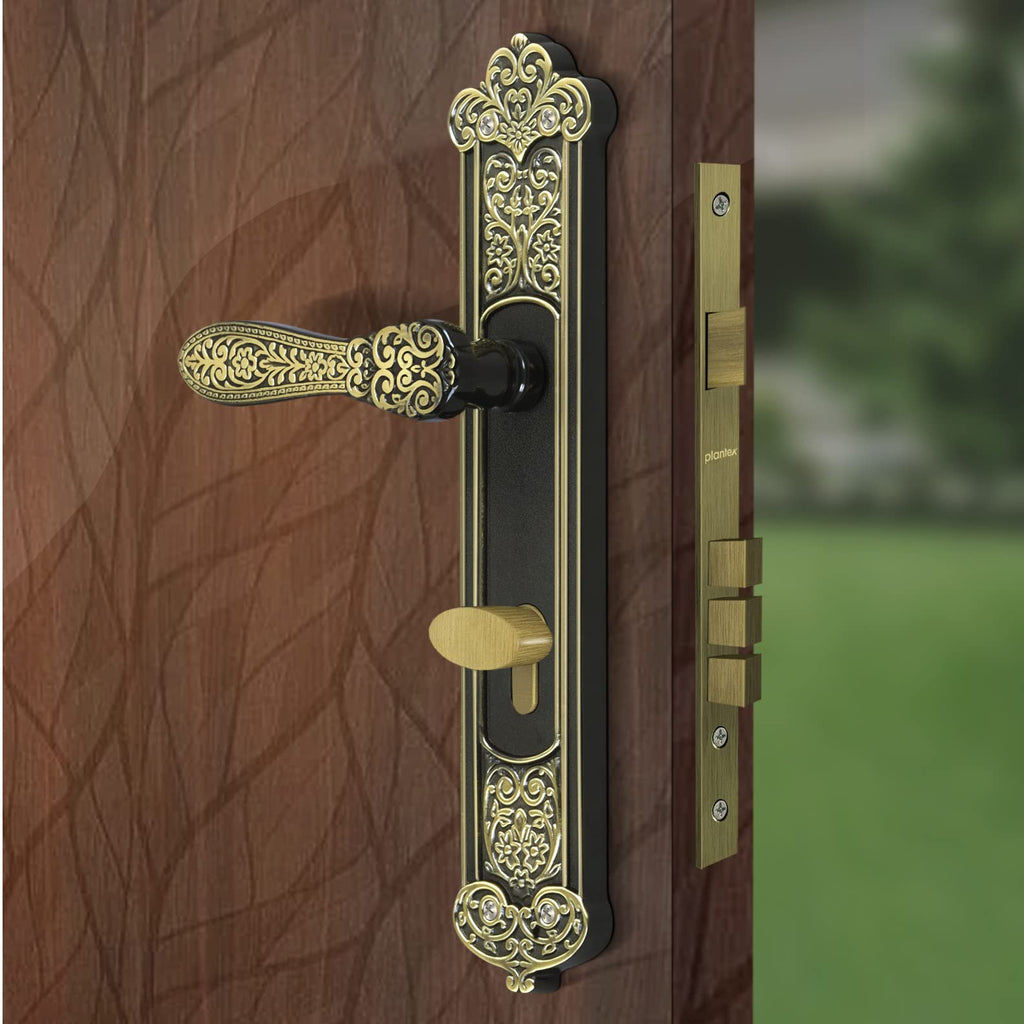 Plantex Door Lock-Fully Brass Main Door Lock with 4 Keys/Mortise Door ...