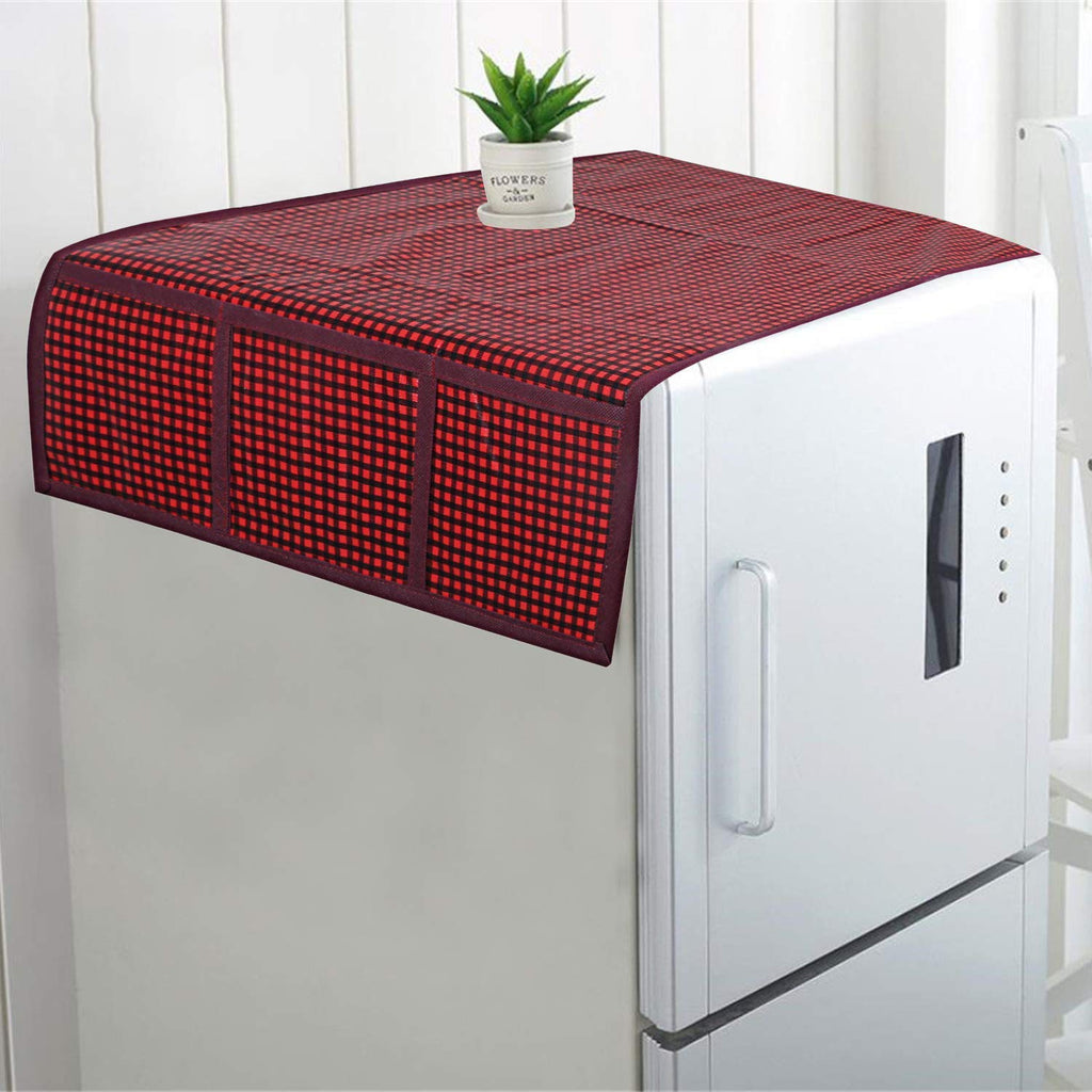 Kuber Industries PVC 3 Pieces Fridge Mats and 1 Piece Fridge Top Cover ...