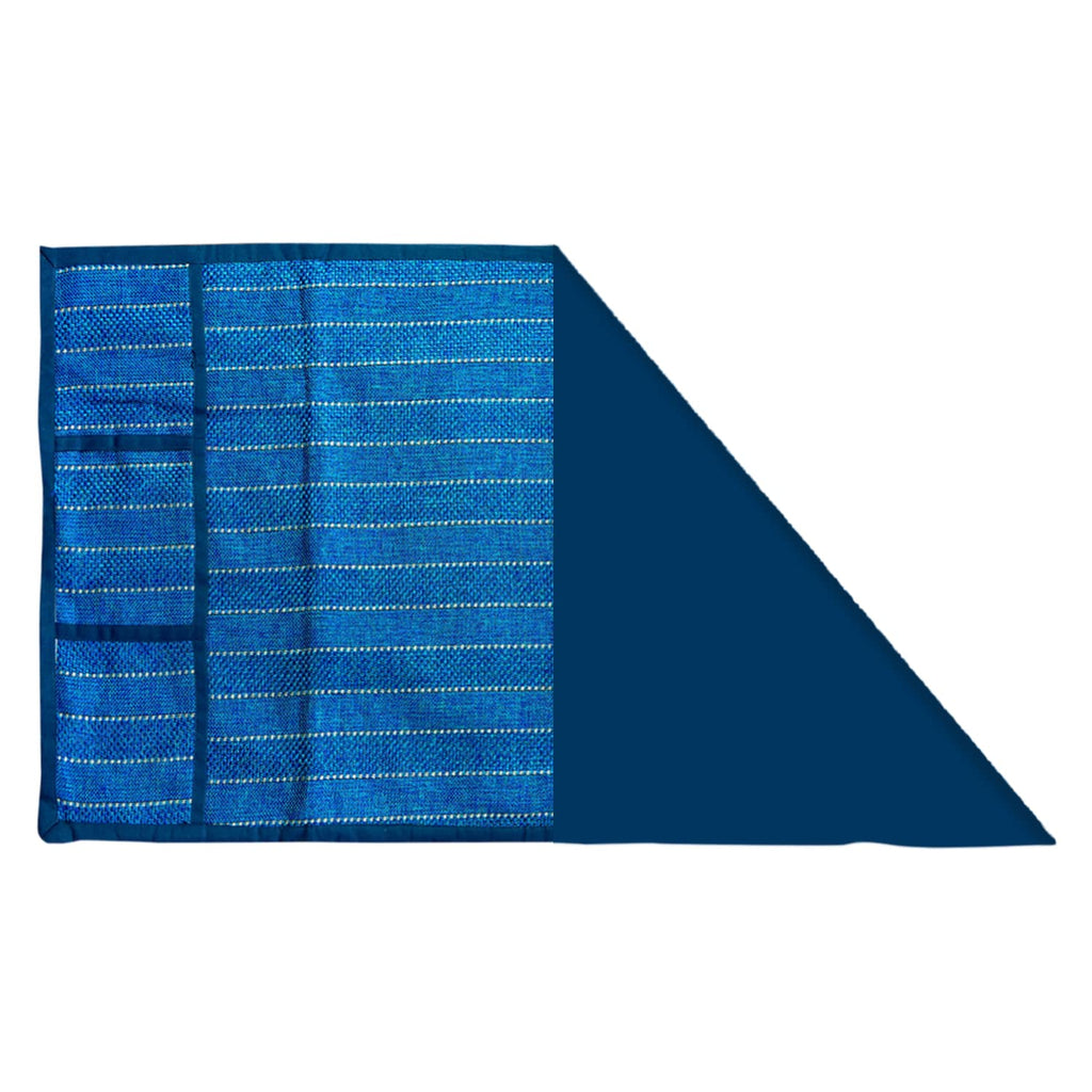 Kuber Industries Lining Print Jute Fridge Top Cover with 6 Utility ...