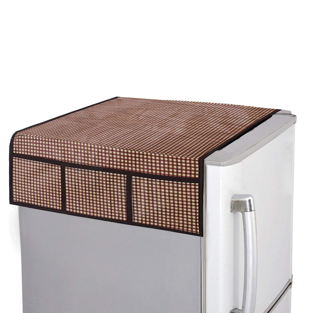 Kuber Industries PVC 3 Pieces Fridge Mats and 1 Piece Fridge Top Cover ...