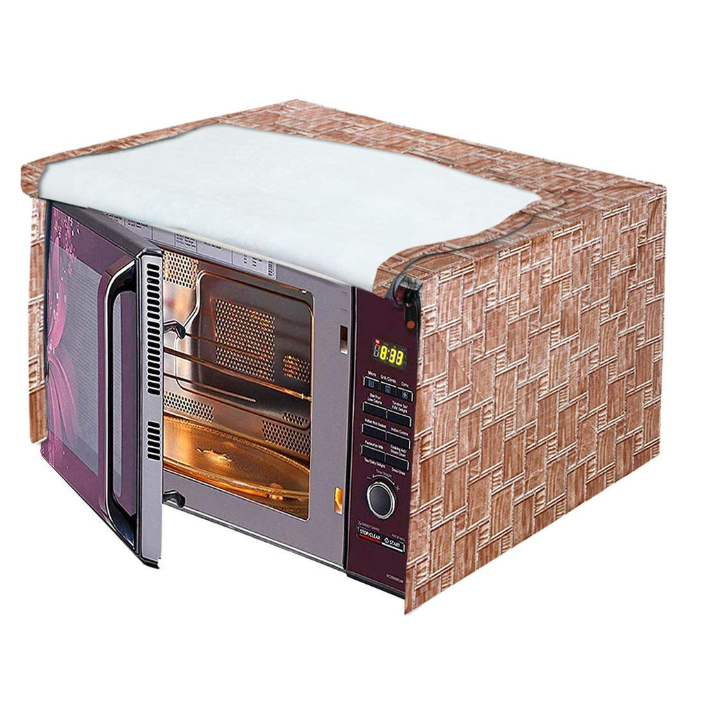 Kuber Industries 3D Checkered Design PVC Microwave Oven Full Closure ...