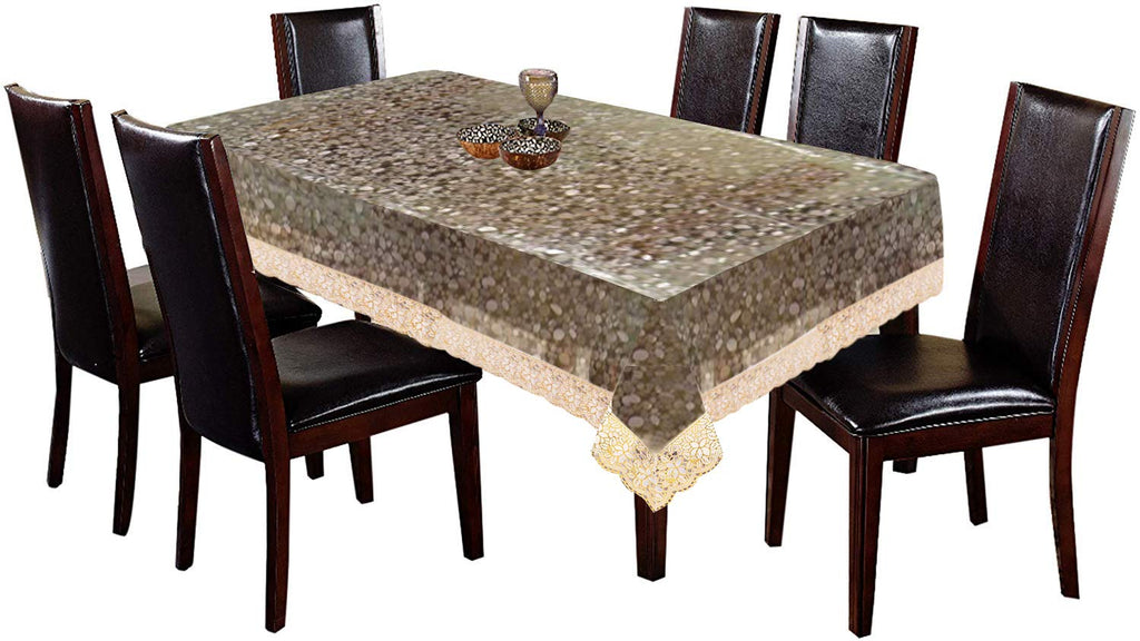 Kuber Industries PVC Plastic 3D Design 6 Seater Dining Table Cover ...