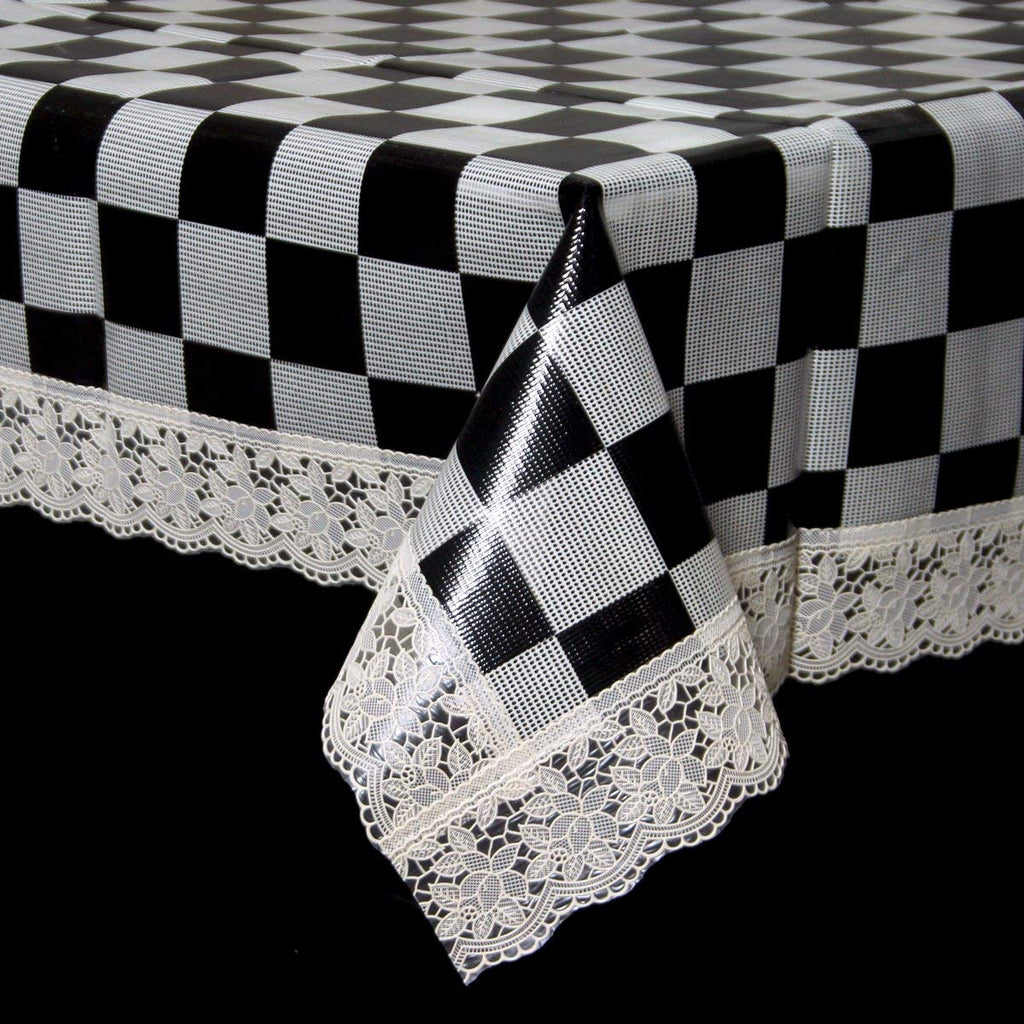 Kuber Industries Waterproof Chess PVC 4 Seater Center Table Cover ...