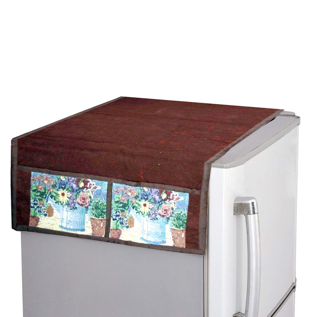 Kuber Industries PVC 3 Pieces Fridge Mats and 1 Piece Fridge Top Cover ...