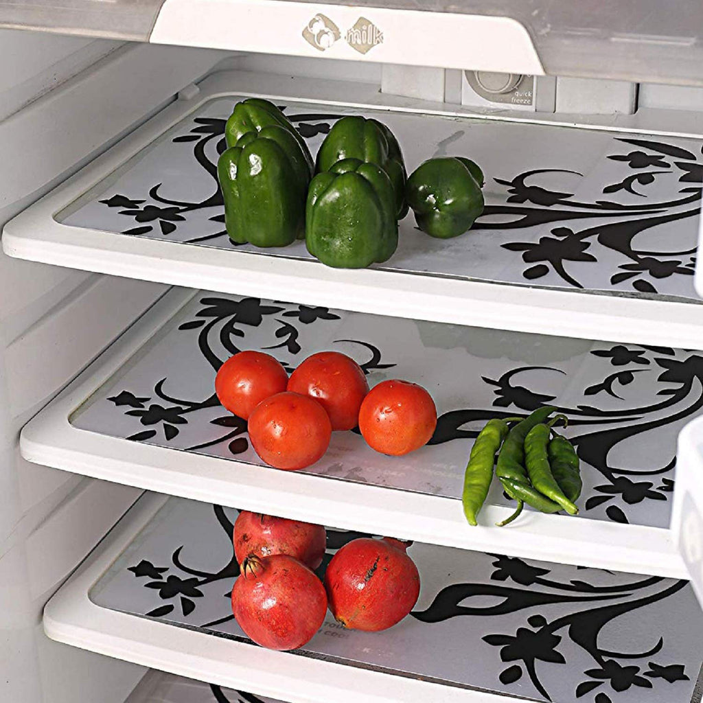 Kuber Industries PVC 3 Pieces Fridge Mats, 1 Piece Handle Cover and 1 ...