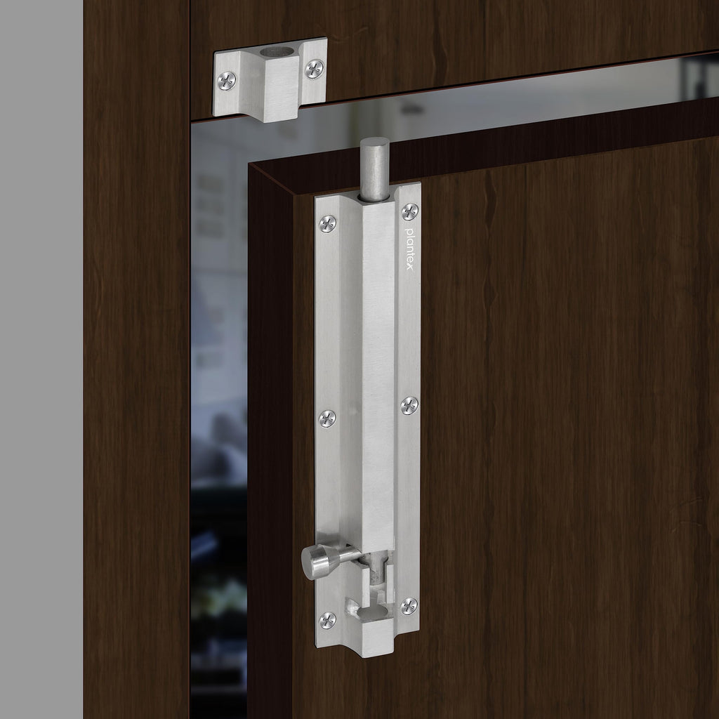 Plantex 8-inches Long Latch Lock for Door and Windows - Smooth (Pack ...