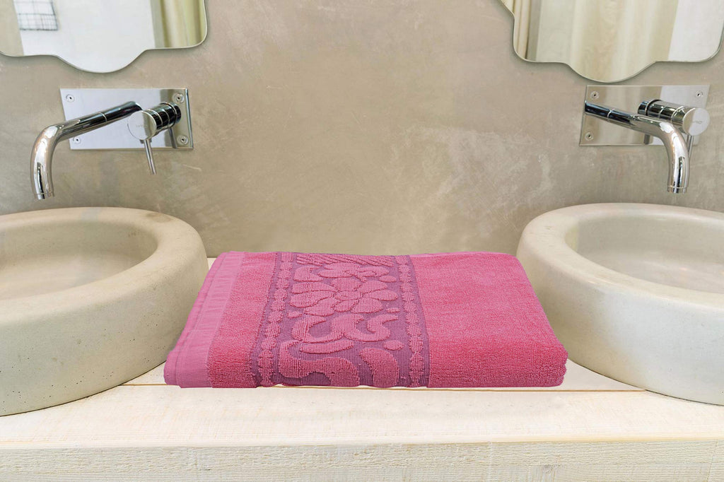 Kuber Industries 100% Cotton 5 Pieces Full Size Bath Towel 30"x60 ...