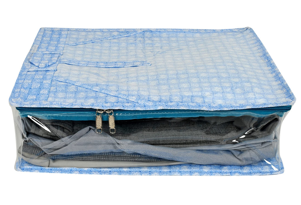 Kuber Industries Check Design Laminated PVC Transaparent Pant/Trouser ...