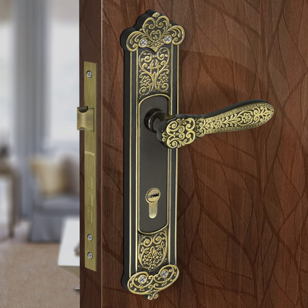 Plantex Door Lock-Fully Brass Main Door Lock with 4 Keys/Mortise Door ...