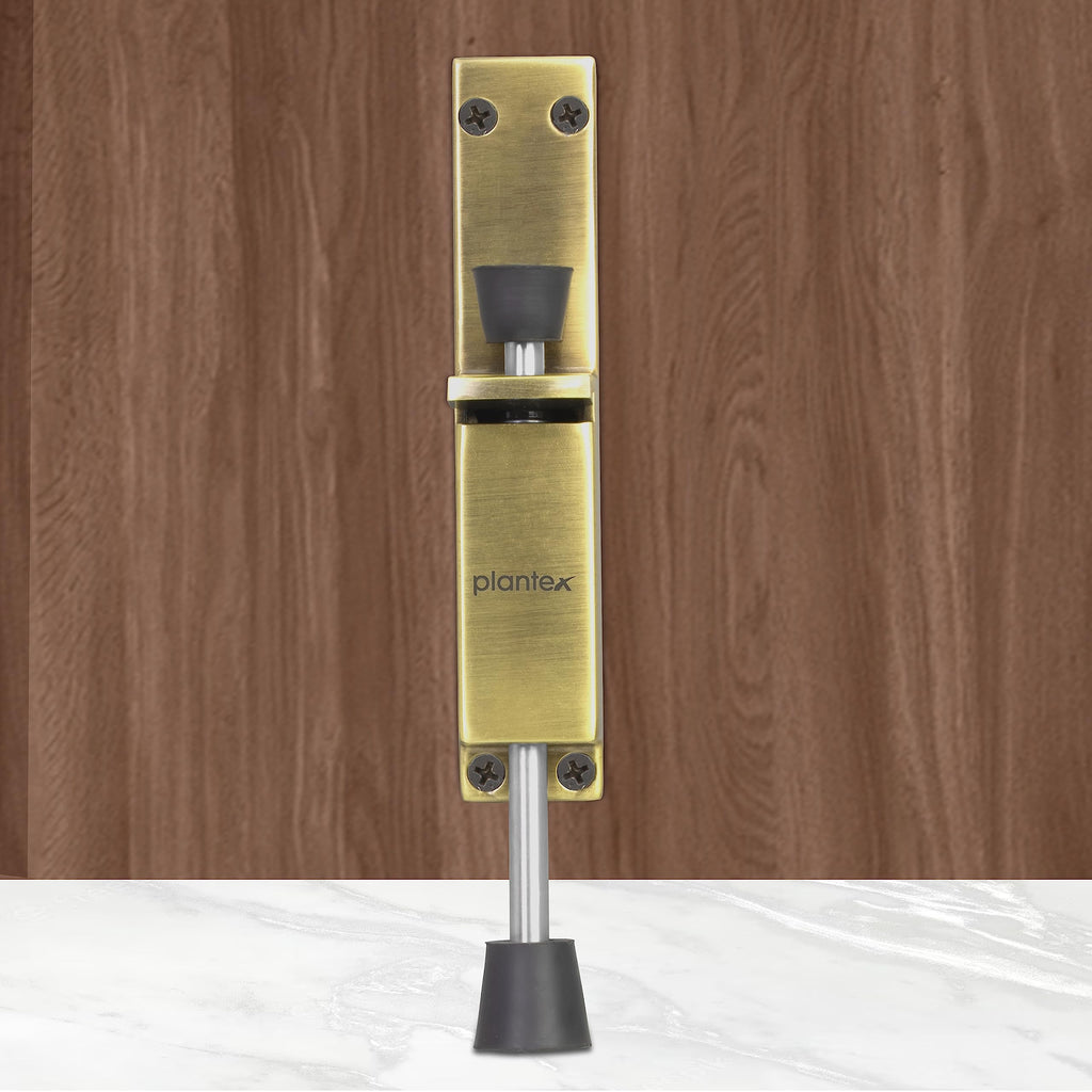 Plantex Kickdown Door Stoper Spring Loaded Telescopic Step On/Off Door ...
