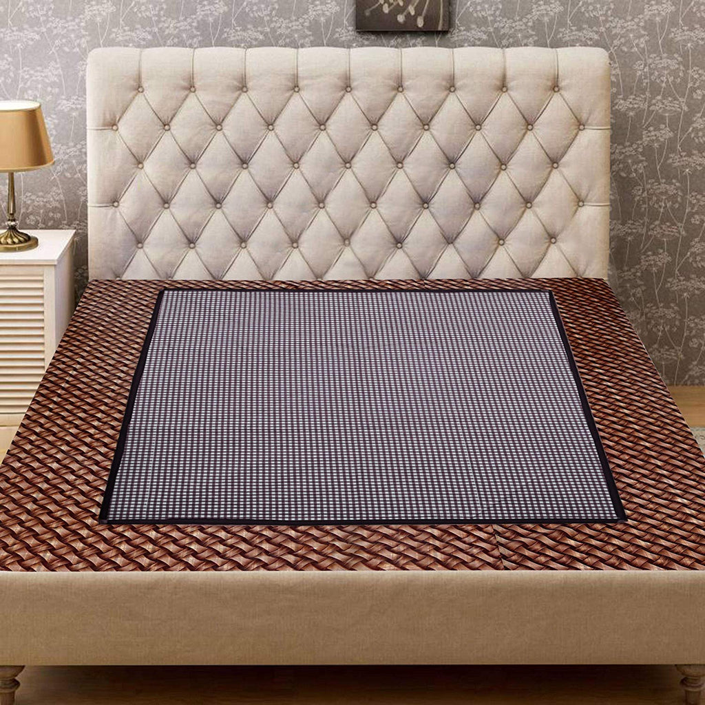 Kuber Industries PVC Reversible Food Mat Bed Server 36"x35.5"(Red ...